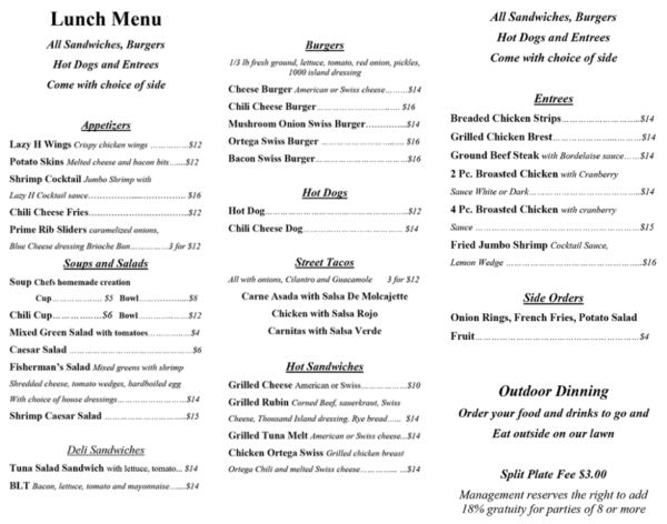 The Restaurant at Lazy H Ranch